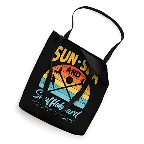 Sun Sea and Shuffleboard Cruise Ship Vacation Tote Bag