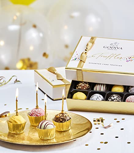 Godiva Chocolatier Birthday Truffles Assorted Chocolate Gift Box, 12 pc.