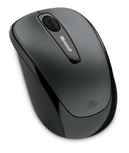 microsoft wireless mobile mouse 3500 – loch ness gray. comfortable design, right/left hand use, wireless, usb 2.0 with nano transceiver for pc/laptop/desktop, works with for mac/windows computers