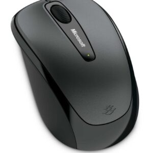 Microsoft Wireless Mobile Mouse 3500 - Loch Ness Gray. Comfortable design, Right/Left Hand Use, Wireless, USB 2.0 with Nano transceiver for PC/Laptop/Desktop, works with for Mac/Windows Computers