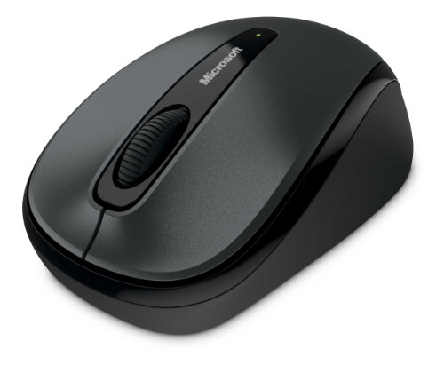 Microsoft Wireless Mobile Mouse 3500 - Loch Ness Gray. Comfortable design, Right/Left Hand Use, Wireless, USB 2.0 with Nano transceiver for PC/Laptop/Desktop, works with for Mac/Windows Computers