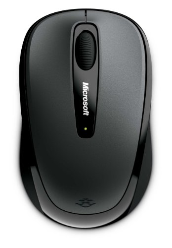 Microsoft Wireless Mobile Mouse 3500 - Loch Ness Gray. Comfortable design, Right/Left Hand Use, Wireless, USB 2.0 with Nano transceiver for PC/Laptop/Desktop, works with for Mac/Windows Computers