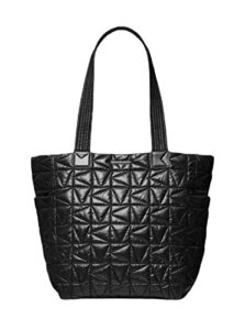 michael kors winnie quilted nylon large tote travel bag handbag