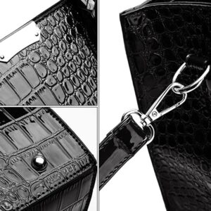 Crocodile Pattern Fashion Pu Leather Luxury Women Ladies Handbags Shoulder Bag Woman Top-Handle Purse