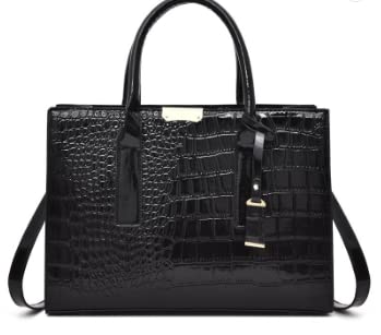 Crocodile Pattern Fashion Pu Leather Luxury Women Ladies Handbags Shoulder Bag Woman Top-Handle Purse