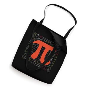 Mathematics Pi Day Funny Math Lover Pi Symbol Science Math Tote Bag