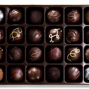 Godiva Chocolatier Dark Chocolate Truffles Assorted Chocolate Gift Box, 24 pc.