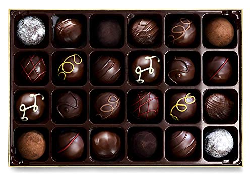 Godiva Chocolatier Dark Chocolate Truffles Assorted Chocolate Gift Box, 24 pc.