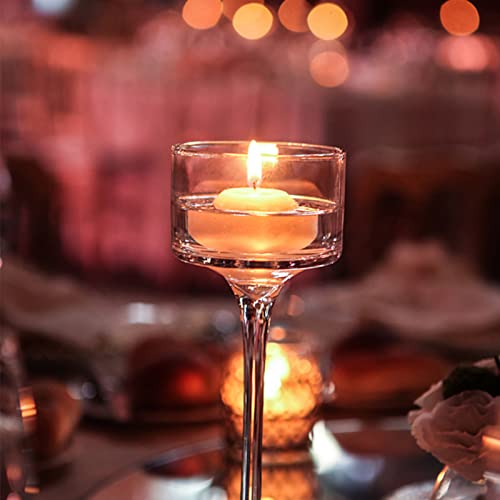 CLCYICEN Floating Candles for Centerpieces，2 Inch White Small Floating Candles for Cylinder Vases, Centerpieces at Wedding, Party, Pool, Holiday