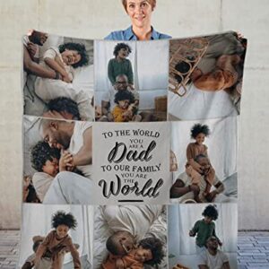 Personalized Memorial Throw Blanket with Pictures Change, Mom Loss Gift, Custom Memorial Blanket, Gift of Sympathy, Bereavement Gift, Mom Memorial Gift, Fleece Sherpa (30x40, 50x60, 60x80 inches)