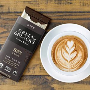 Green & Black’s Organic Chocolate Variety Pack, 85% Dark Chocolate, 70% Dark Chocolate, Milk Chocolate, Milk Chocolate with Almonds & White Chocolate, 8 - 3.17 oz Bars