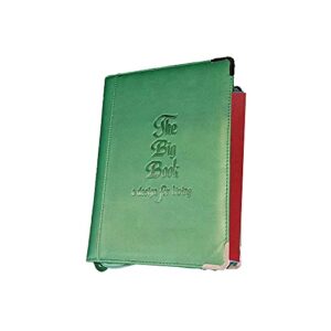 study edition big book with green bookcover. you get both. alcoholics anonymous study edition with green aa bookcover with big book study edition of alcoholics anonymous included you get both