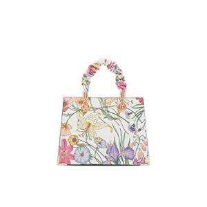 aldo women’s bilitha tote bag, white overflow