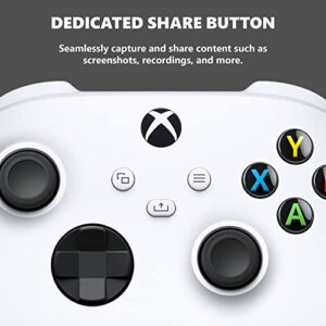 Microsoft Controller for Series X / S, & Xbox One (Latest Model) - Robot White (Renewed)