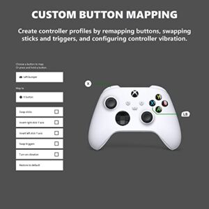 Microsoft Controller for Series X / S, & Xbox One (Latest Model) - Robot White (Renewed)