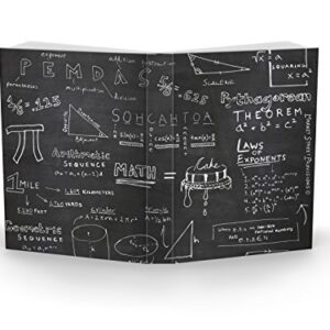 Custom STEM Jumbo-Sized Stretchable Book Cover (Pack of 1, Math)