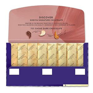 Godiva Signature 72% Cacao Dark Chocolate Mini Bars - 3.1oz