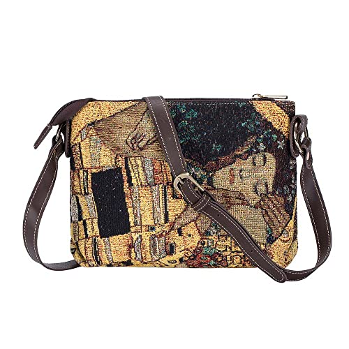 Signare Tapestry Women Bags inspired by Gustav Klimt (XB02-ART-GK-GDKS)