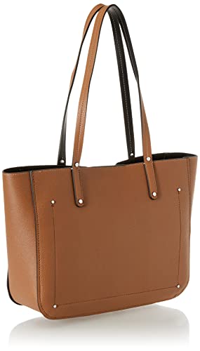 Calvin Klein Dilan Novelty Organizational Tote, Caramel Textured