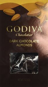 godiva choc drk almond, 2 oz