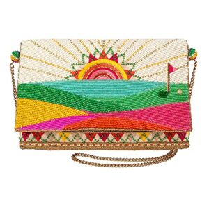 mary frances sunrise golf crossbody clutch