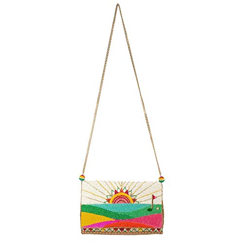 Mary Frances Sunrise Golf Crossbody Clutch