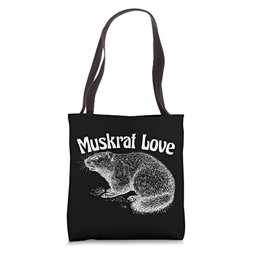 Muskrat Love Cute and Funny Unusual Family Pet Tote Bag