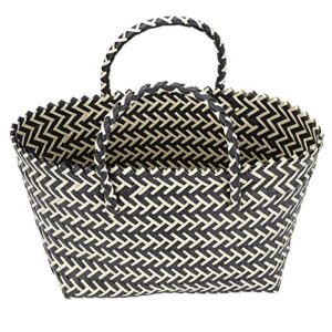 hand- straw crossbody bag woven straw handbag bag wicker handbag basket purse retro women straw tote bucket woven bag black handwoven rattan bag