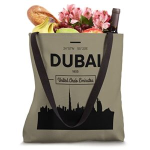 Enjoy Tourists Dubai UAE Novelty Graphic Tees & Cool Designs Tote Bag