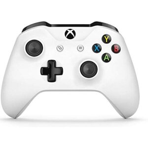 microsoft xbox one wireless video gaming controller, white (renewed)