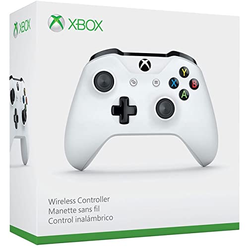 Microsoft Xbox One Wireless Video Gaming Controller, White (Renewed)