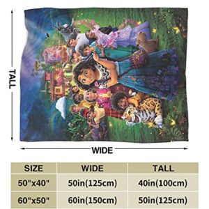 Abyx Fleece Blanket Throw Cute Lightweight Super Soft Cozy Sofa Bed Blankets Microfiber Throws for All Seasons 50''x40'', IERSFV58-{id}