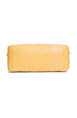 Frye Melissa Patchwork Zip Shopper, Yellow