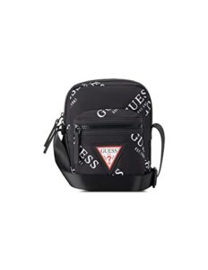 guess originals logo camera bag, black