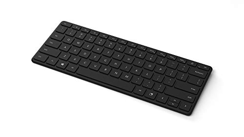 Microsoft Designer Compact Keyboard - Matte Black. Standalone Wireless Bluetooth Keyboard. Compatible with Bluetooth Enabled PCs/Mac