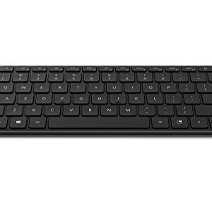 Microsoft Designer Compact Keyboard - Matte Black. Standalone Wireless Bluetooth Keyboard. Compatible with Bluetooth Enabled PCs/Mac