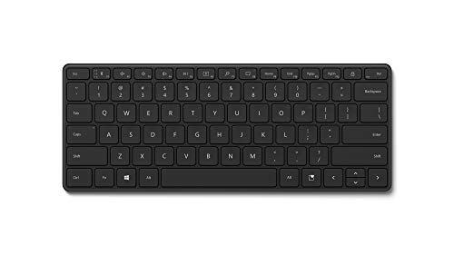 Microsoft Designer Compact Keyboard - Matte Black. Standalone Wireless Bluetooth Keyboard. Compatible with Bluetooth Enabled PCs/Mac