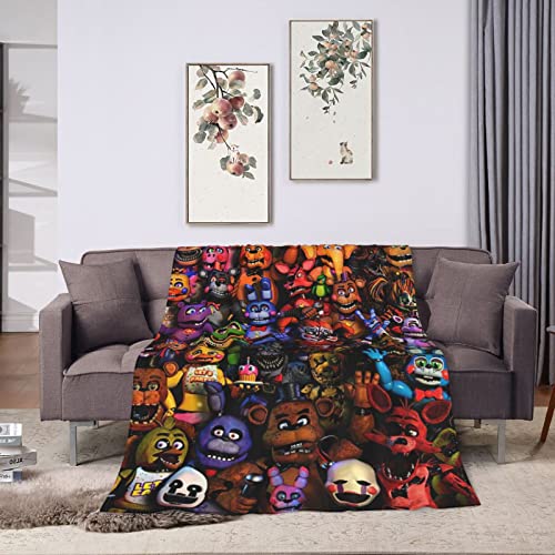 FANGAO Cirugo Cartoon Blanket Air Conditioning Blanket Ultra-Soft Micro for Couch Throw Blanket Flannel Blankets for Couch Bed Living Room 50x40''