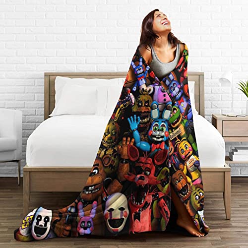 FANGAO Cirugo Cartoon Blanket Air Conditioning Blanket Ultra-Soft Micro for Couch Throw Blanket Flannel Blankets for Couch Bed Living Room 50x40''