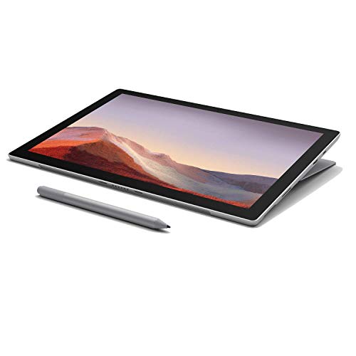 Microsoft 12.3" Surface Pro 7 2-in-1 Touchscreen Tablet, Intel Core i7-1065G7 1.3GHz, 16GB RAM, 256GB SSD, Windows 10 Pro, Free Upgrade to Windows 11, Platinum