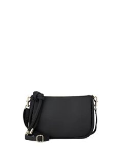 vince camuto womens basha crossbody, black, one size us