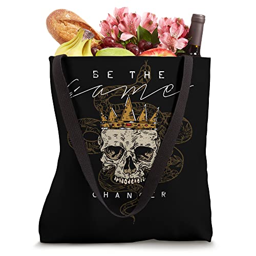 Crown Skull Game Changer Vogue Style Tote Bag