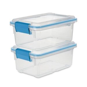 Tribello Plastic Storage Bins With Lids Storage Containers Features