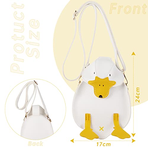 Lanpet New Unique Animal Shape Design Cross Body Bags Duck Clutch Purses Novel Shoulder Messenger Bag