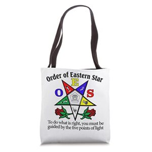 oes to do what is right the eastern star parents’ day gift tote bag