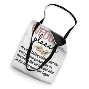 Wedding Planner Definition Wedding Planning Tote Bag