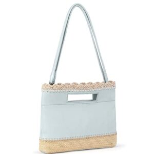 The Sak Womens Linden Leather Crossbody, Chambray Espadrille, One Size US