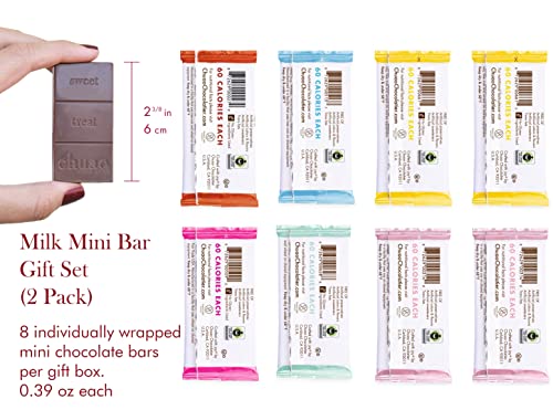 Chuao Chocolatier Chocolate Mini Gift Box | Gourmet Chocolate Assorted Bars European No Preservatives | For Gift Baskets, Christmas, Valentines Day, Gifts for Women, Men, Birthday, Thank You, Care Package (Milk Chocolate, 16 Bars)