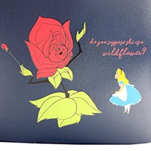 Loungefly X LASR Exclusive Disney Alice in Wonderland Golden Afternoon AOP Mini Backpack - Fashion Cute Purses Backpacks