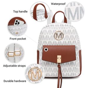 MKP Mini Backpack Purse for Women Fashion Cute Small Daypacks Purse Girls Bookbag School Shoulder Bag with Charm Tassel